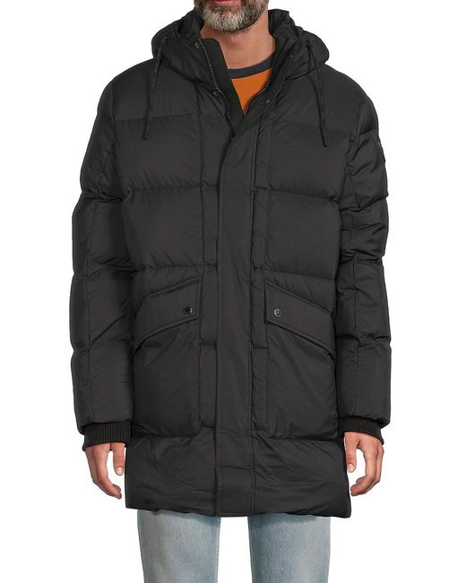 Pajar Teneca Midweight Quilted Puffer Coat in Black for Men | Lyst