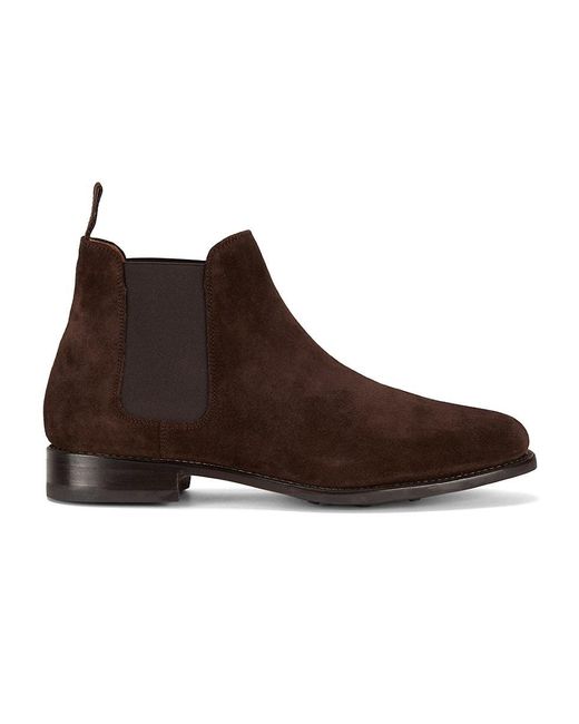 Allen Edmonds Driggs Suede Chelsea Boots in Brown for Men | Lyst UK
