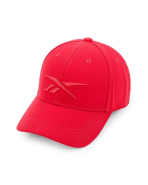 Reebok Vector Logo Baseball Cap in Red for Men | Lyst