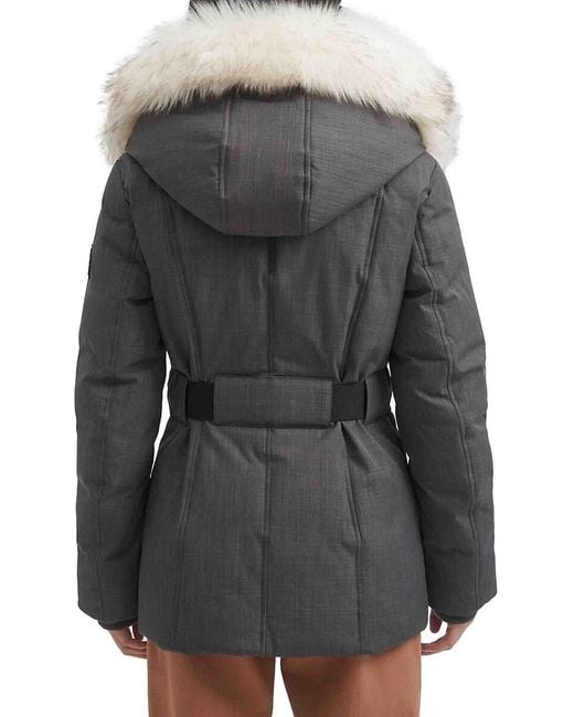 Toboggan Canada Eva-B Faux Fur Sweetheart Down Jacket in Black | Lyst