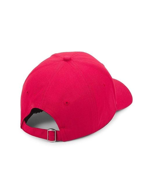 HUNTER Logo Cotton Baseball Cap in Pink | Lyst UK