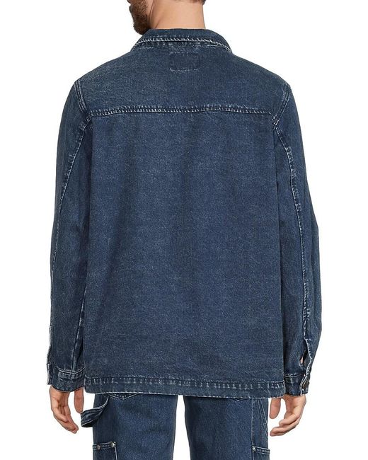 Wesc Denim Work Jacket in Blue for Men | Lyst UK