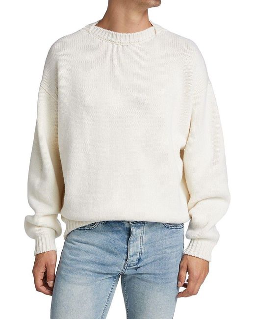 Fear Of God Overlapped Sweater in White for Men | Lyst Fear Of God Overlapped Sweater in White for Men | Lyst