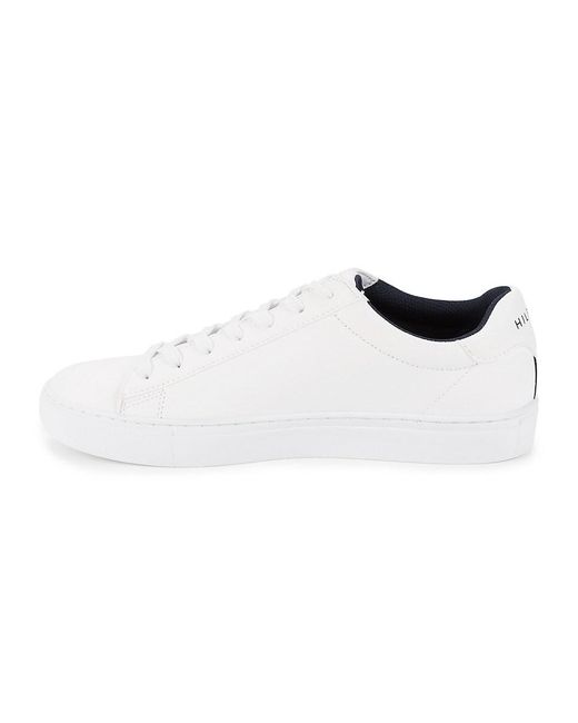 Tommy Hilfiger Brecon Logo Low Top Sneakers in White for Men | Lyst