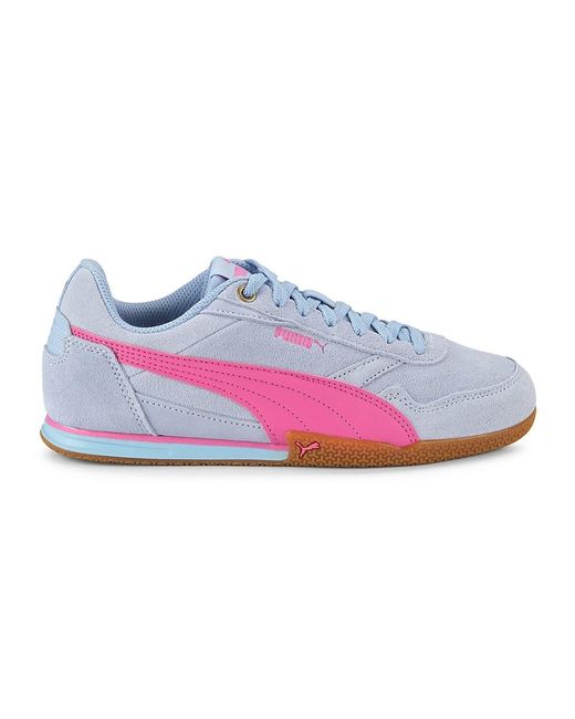PUMA Bella Donna Gum Sole Suede Sneakers in Pink | Lyst