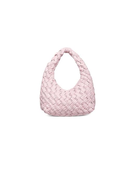 Walter Baker Indie Weaved-Leather Hobo Bag in Pink | Lyst