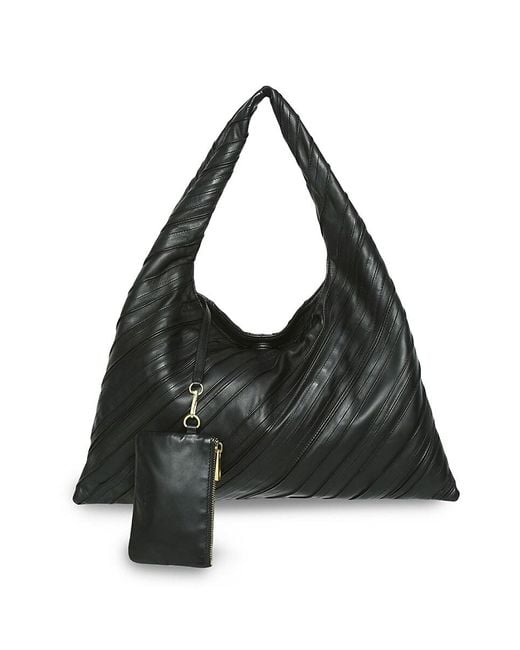 Walter Baker Dakota Leather Top Handle Bag in Natural | Lyst