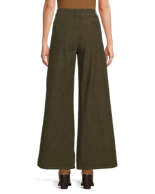 Rag & Bone Serena Wide Leg Chino Pants in Green | Lyst