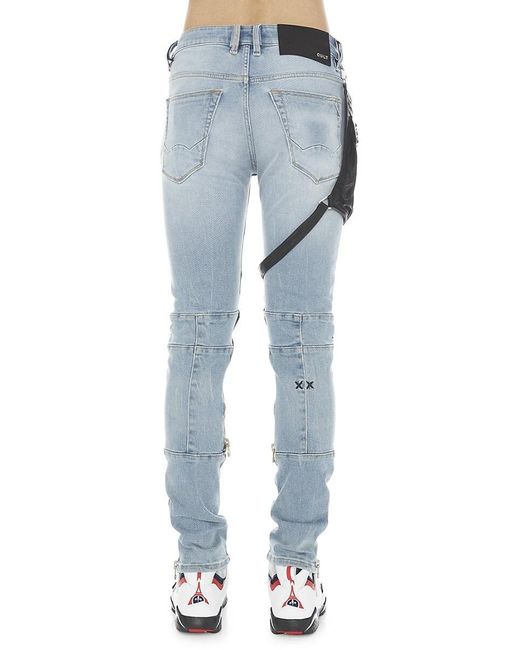 Cult Of Individuality Punk Harness Biker Jeans in Blue for Men | Lyst UK