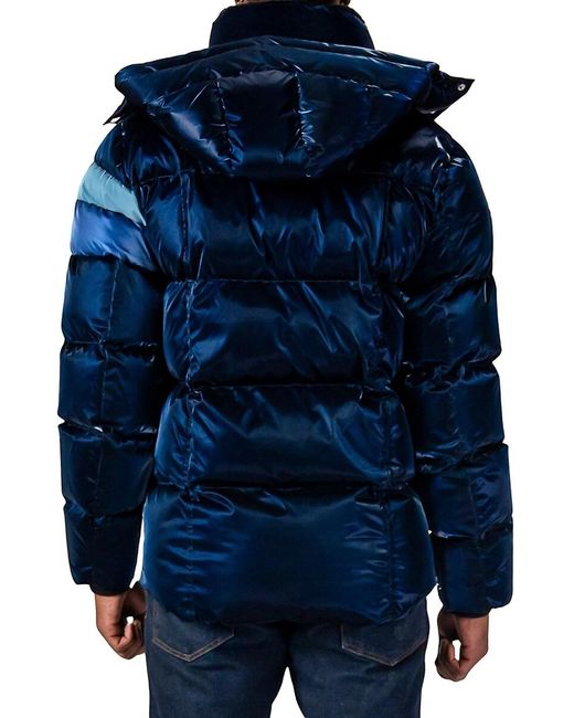 Woodpecker 'Bumnester Heavy Weight Puffer Jacket in Blue for Men | Lyst
