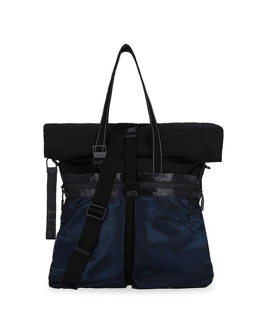 Bottega Veneta Extendable Paper Nylon Tote Bag in Black for Men | Lyst