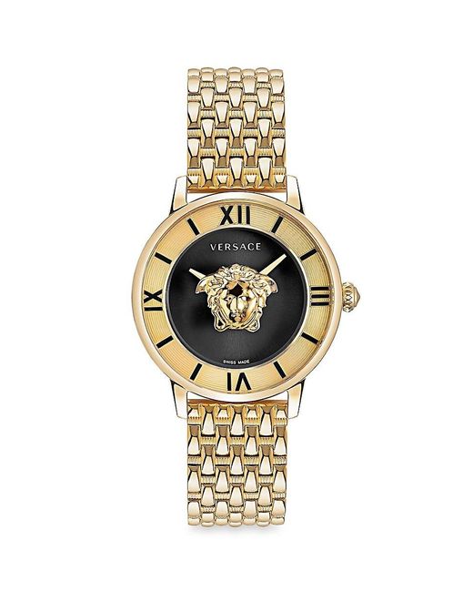 Versace 38Mm La Medusa Stainless Steel Bracelet Watch in Metallic | Lyst