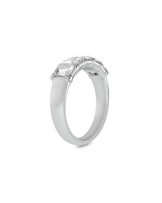 Saks Fifth Avenue Build Your Own Collection Platinum & 5 Lab Grown ...