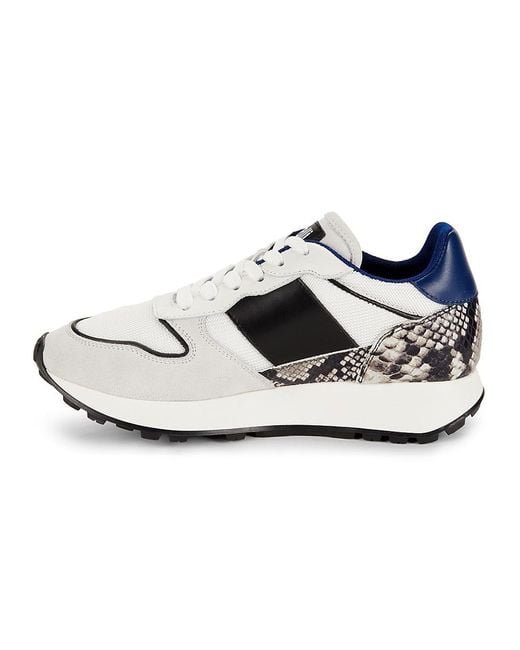 Cavalli Class by Roberto Cavalli Firenze Logo Low Top Sneakers in White ...