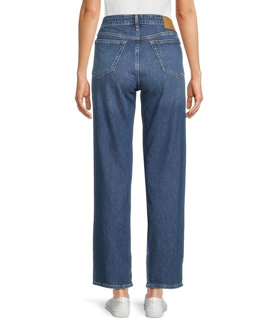 Rag & Bone Featherweight High-Rise Baggy Jeans in Blue | Lyst UK