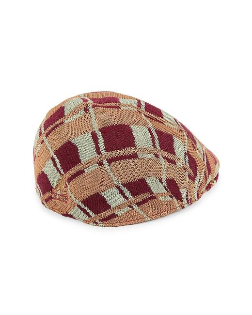 Kangol 'Wavy Pattern Newsboy Cap in Pink for Men | Lyst