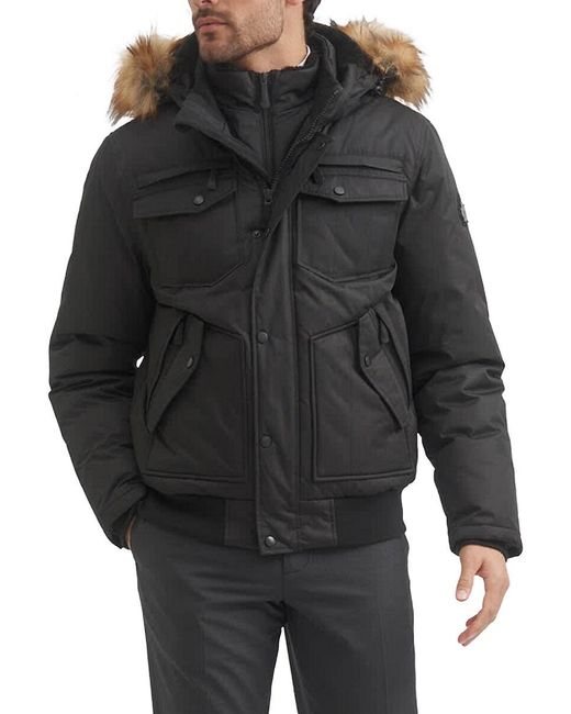 Toboggan Canada Bert Faux Fur Trim Jacket in Gray for Men | Lyst