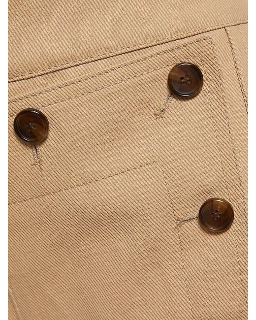 A.L.C. A. L.c. Lucas Button-front-panel Pants in Natural | Lyst UK