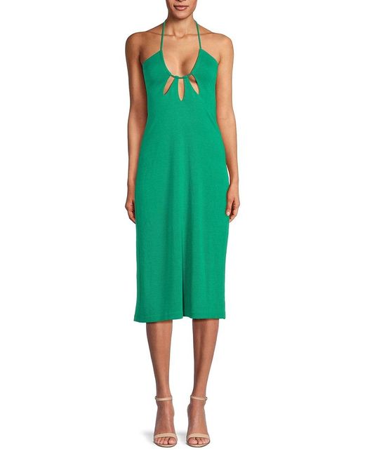 Third Form Rip Tide Cut Out Knee Dress in Green | Lyst