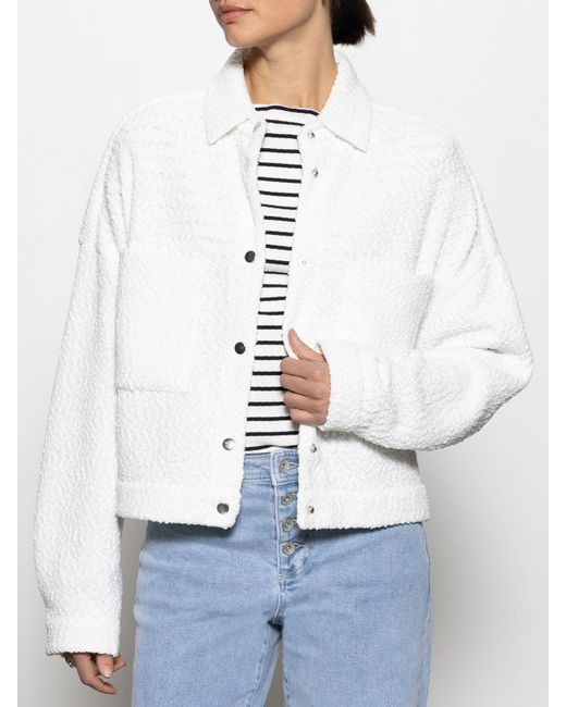 Sanctuary Trimmer Knit Shacket Chalk in White | Lyst