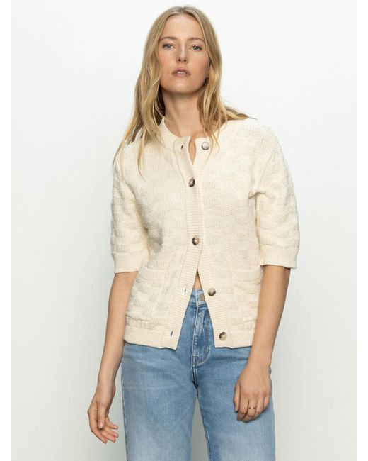 Sanctuary Textured Knitted Jacket Eco Natural | Lyst