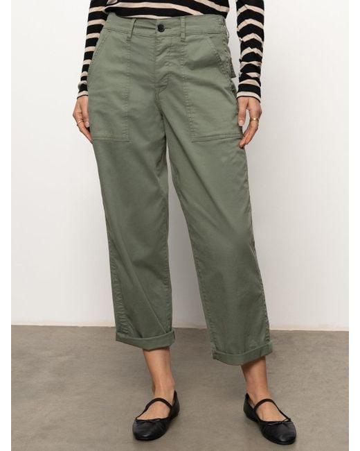 Sanctuary Cruiser Semi High Rise Chino Pant Dark Spruce in Green | Lyst