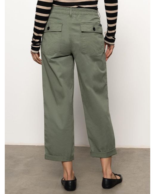Sanctuary Cruiser Semi High Rise Chino Pant Dark Spruce in Green | Lyst