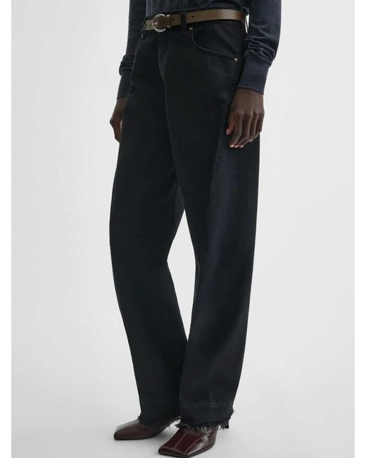 Phoebe Philo Arch Straight Jeans in Black | Lyst UK