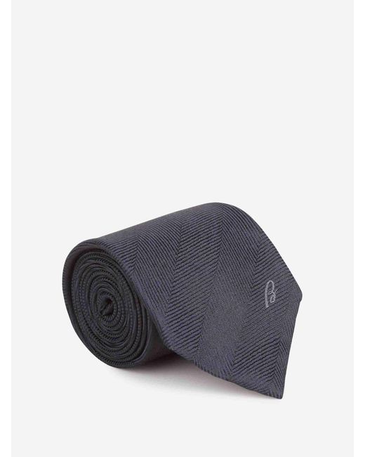 Brioni Textured Silk Tie in Blue for Men | Lyst UK