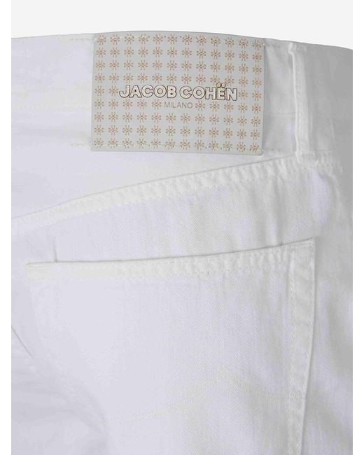 Jacob Cohen Straight Jeans in White for Men | Lyst UK