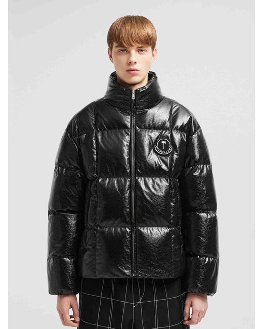 Moncler Genius Simoom Quilted Coat in Black for Men | Lyst UK
