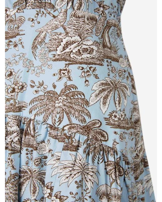 STAUD Romy Midi Dress in White | Lyst UK