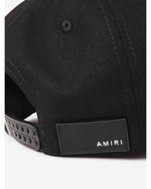 Amiri Star Canvas Baseball Cap in Black for Men | Lyst