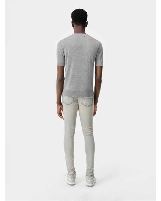 Amiri Slim Stack Jeans in Blue for Men | Lyst UK