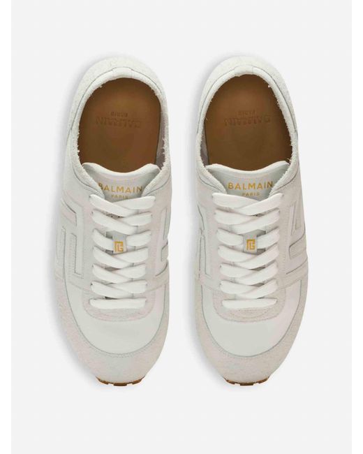 Balmain Sneakers Racer 45 in White for Men | Lyst UK