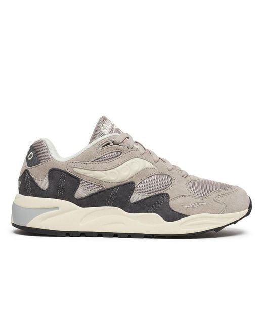 Saucony Grid Shadow 2 Lifestyle Sneakers in Grey Lyst UK