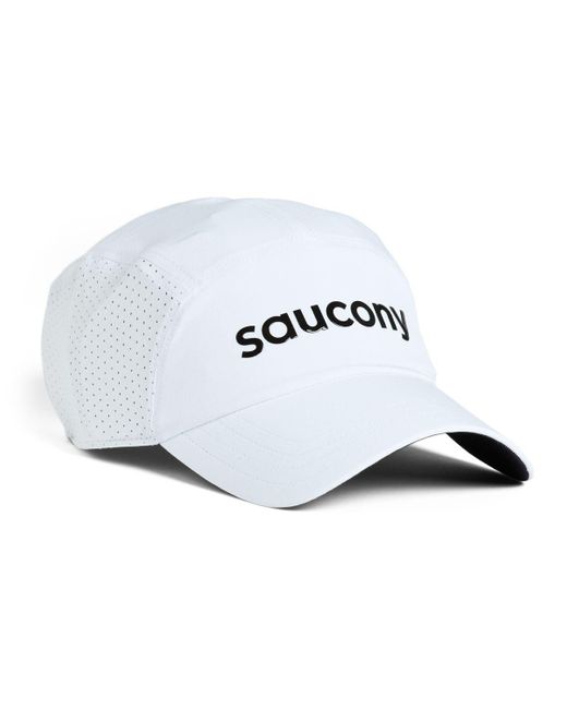 Saucony Outpace Hat in White | Lyst UK