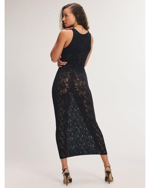 Savage X Cling To Me Maxi Slip in Black | Lyst UK