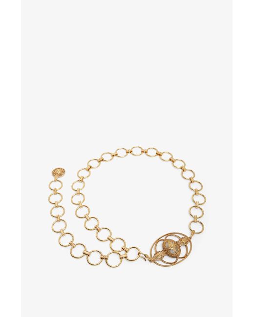 Chloé Vintage Jewel Gold Belt | Lyst