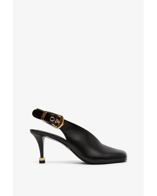 Chloé Andrea Black Slingback Pumps | Lyst