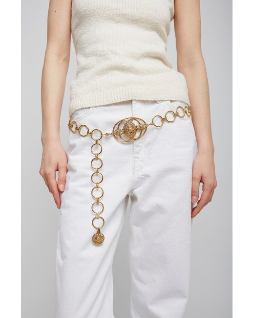 Chloé Vintage Jewel Gold Belt | Lyst