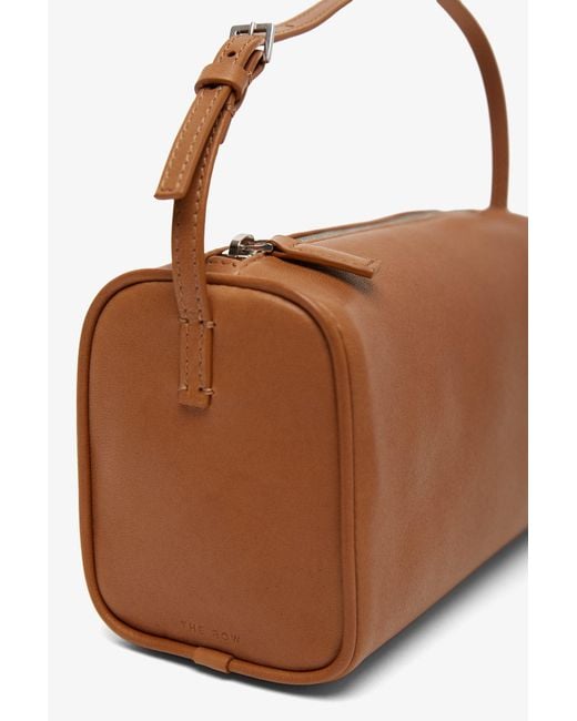 The Row 90's Bag Beige Leather Bag in Brown | Lyst