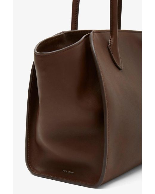 The Row Marlo 12 Dark Brown Tote Bag | Lyst
