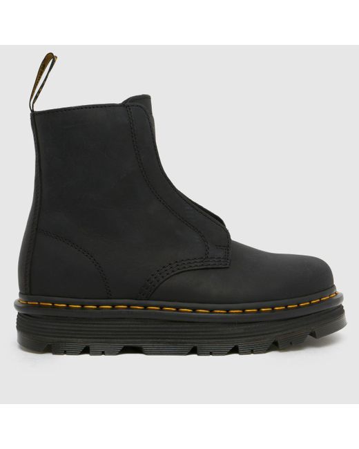 Dr. Martens Zebzag Laceless Boots in Black | Lyst UK