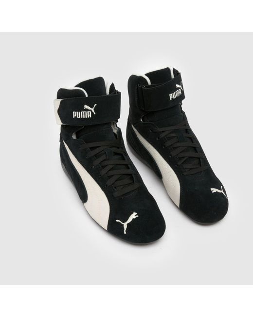 PUMA Speedcat Mid Trainers in Black | Lyst UK