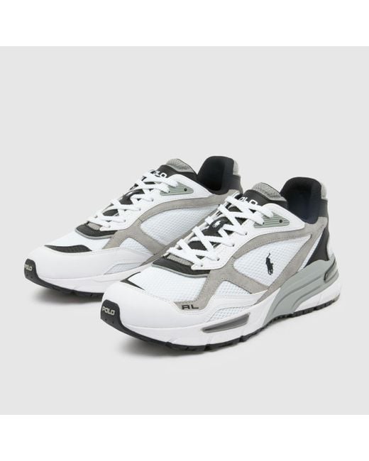 Polo Ralph Lauren Trackster 275 Trainers in White for Men | Lyst UK