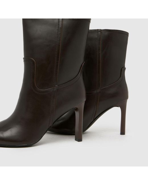 SIMMI Treudo Heeled Boots in Black | Lyst UK