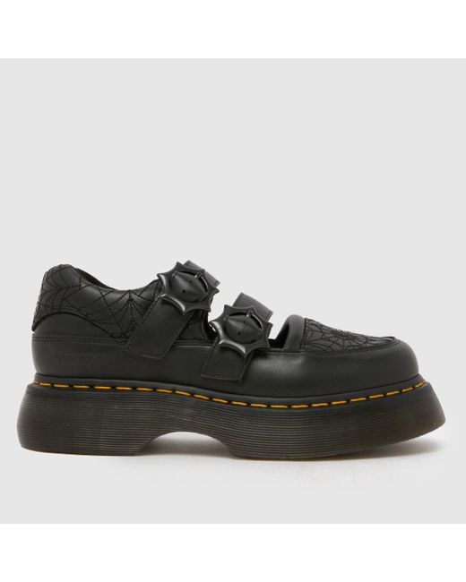 Dr. Martens X Wednesday Buzz Mary Jane Flats in Black | Lyst UK