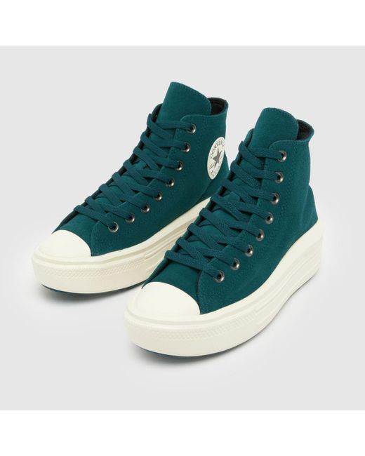 Converse All Star Move Trainers in Blue | Lyst UK