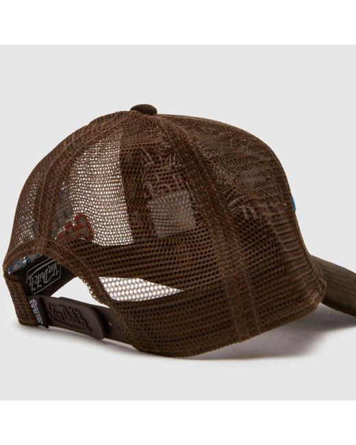 Von Dutch Velvet Trucker Cap in Red | Lyst UK